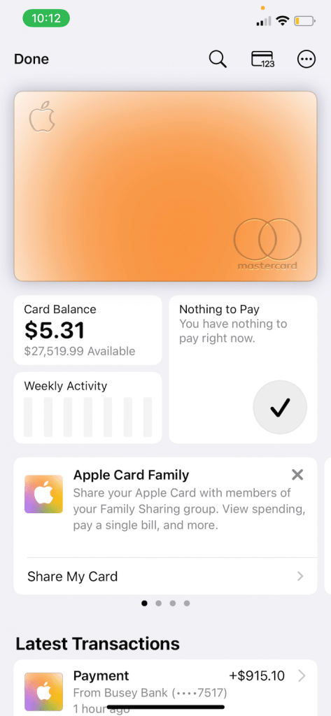 ¿Qué significan los colores cambiantes en la tarjeta Apple? - macOfilos